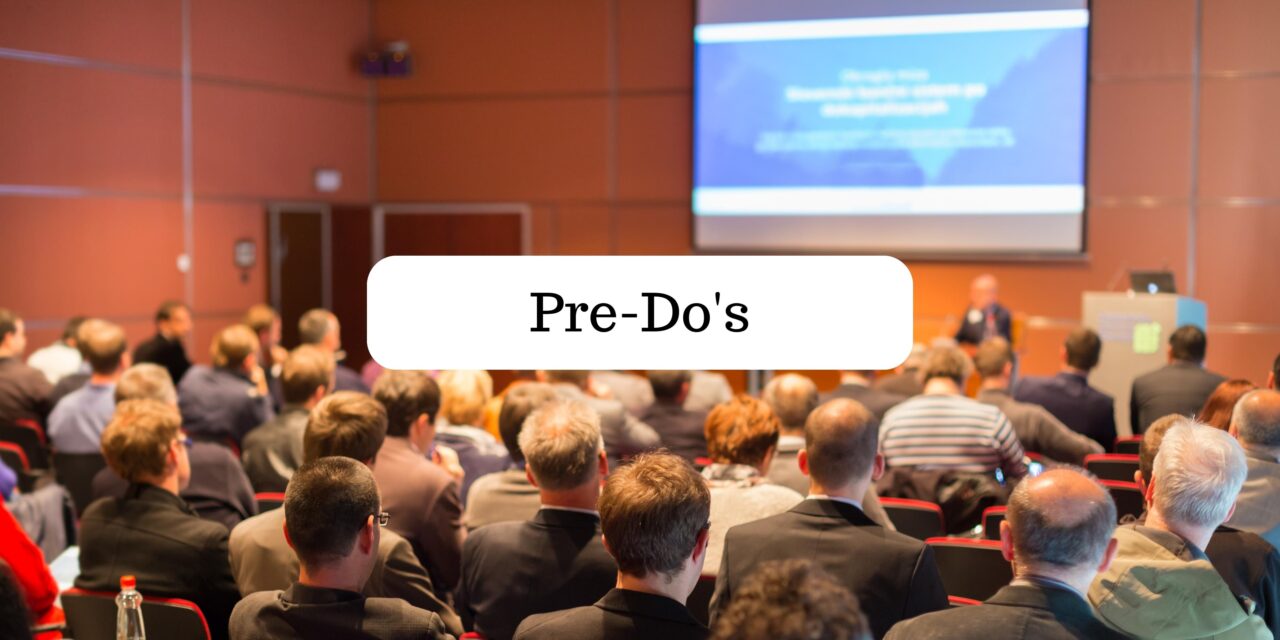 My to-do’s before and after a voice over conference - Saundi Harrison ...